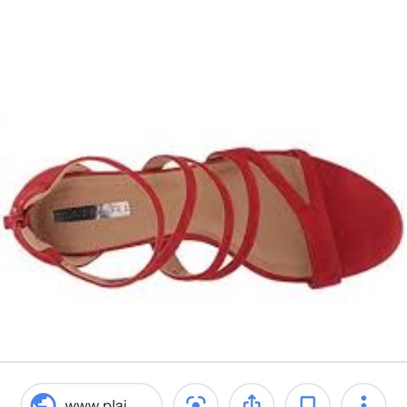 Tahari | Shoes | Tahari Suede Red Tomato Strappy Heel Sandals Sz65 ...